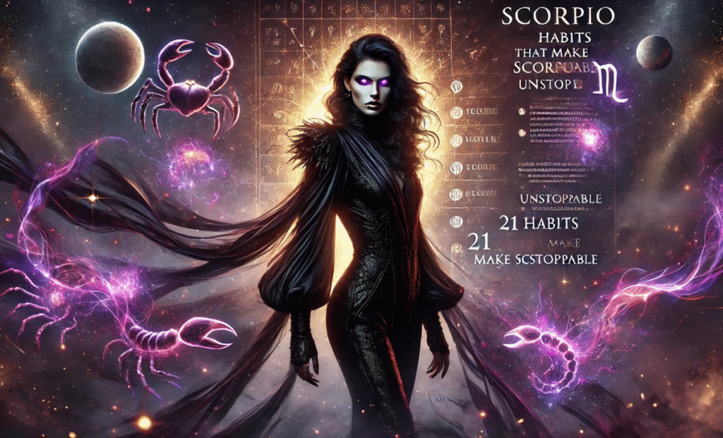 21 Daily Habits Of Highly Successful Scorpios
