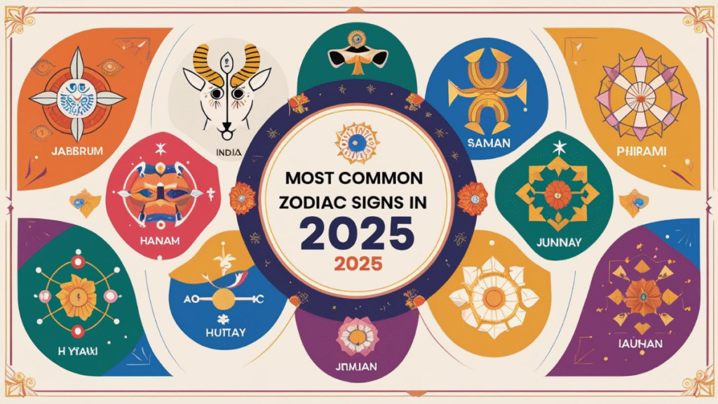 5 Most Common Zodiac Signs In India In 2025